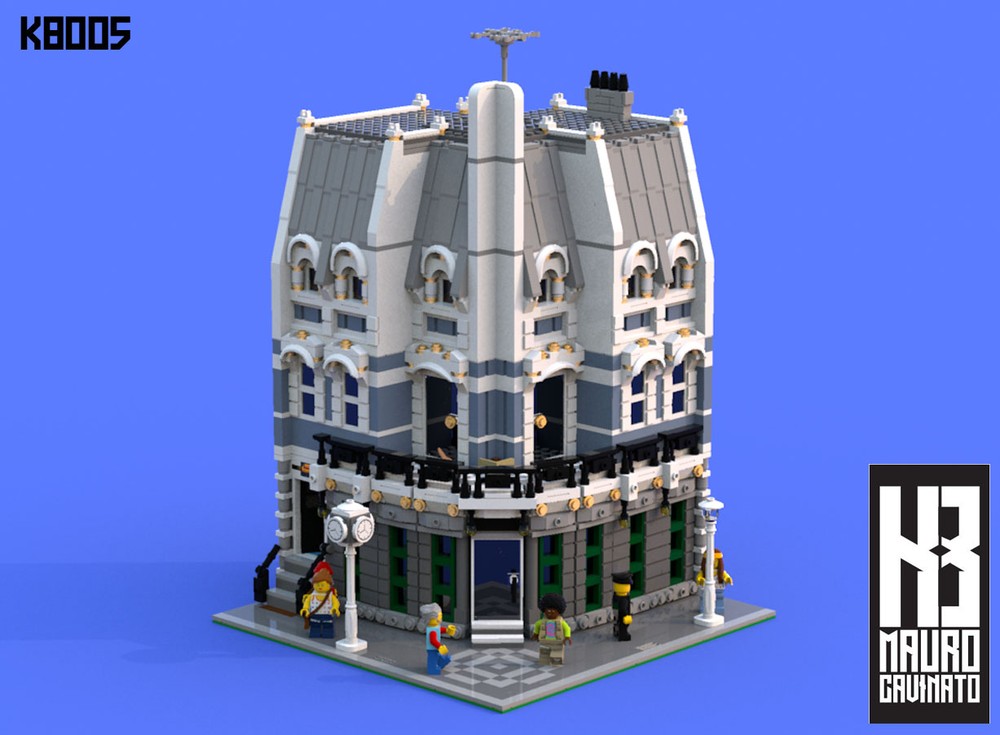 LEGO MOC K8005 - Modular Bookshop by kevin8 | Rebrickable - Build with LEGO