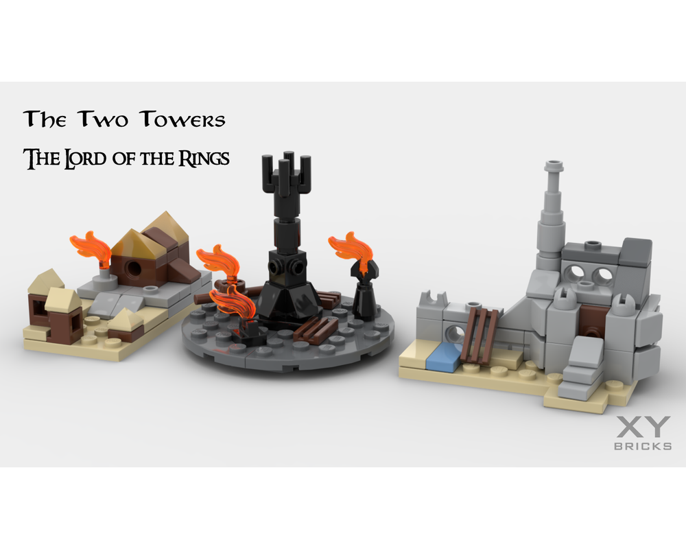 LEGO MOC The Two Towers (LOTR) by XYbricks | Rebrickable - Build with LEGO