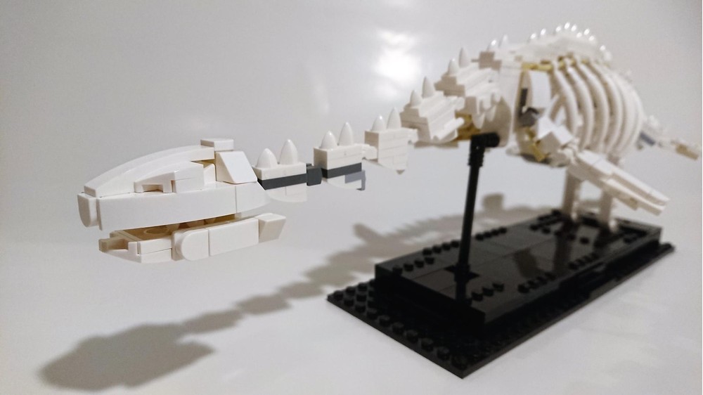 LEGO MOC Alternative Fossils of a Plesiosaurus and an armoured Fish for ...