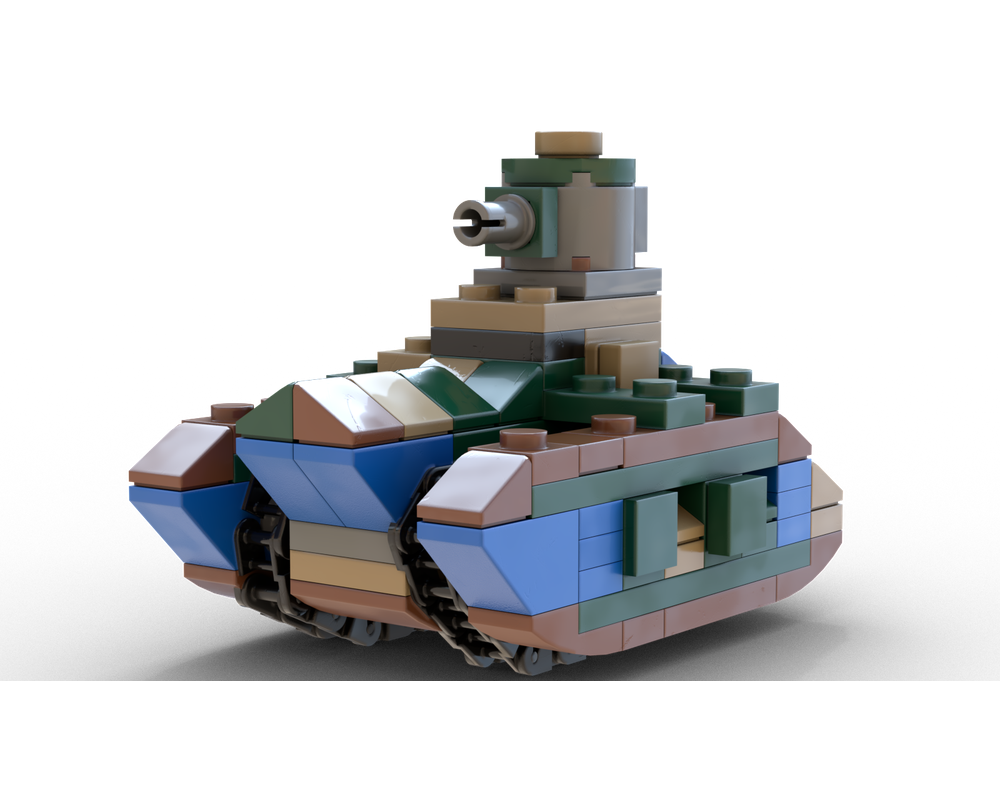 LEGO MOC-43258 Stridsvagn m/21-29 Light Tank (LEGO Ideas and CUUSOO ...