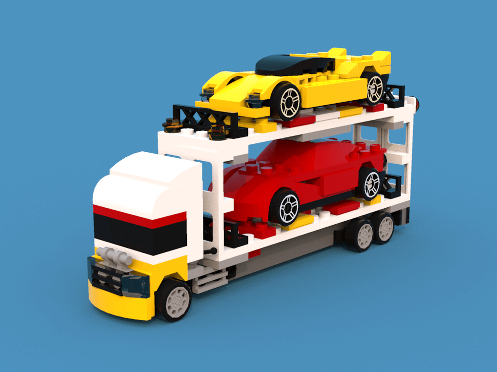 LEGO MOC Transporter for Racers by JohnPang | Rebrickable - Build with LEGO