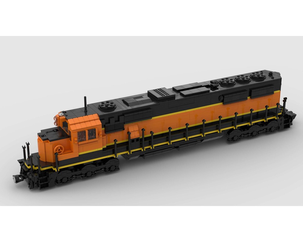 LEGO MOC-43265 EMD SD-60 BNSF (Train 2016) | Rebrickable - Build with LEGO