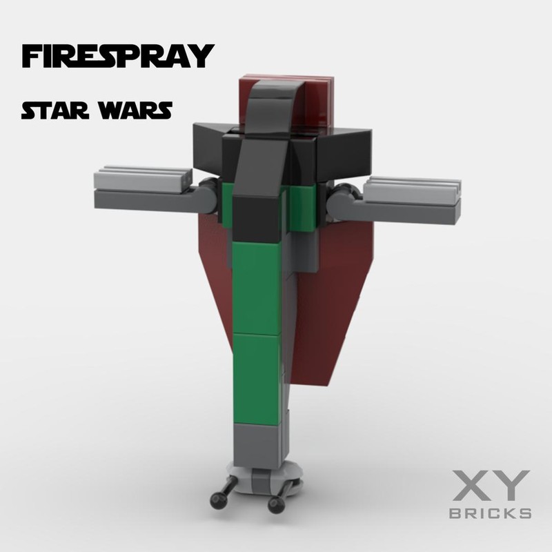 LEGO MOC-43296 Firespray Class Starfighter / Interceptor (Star Wars) by ...