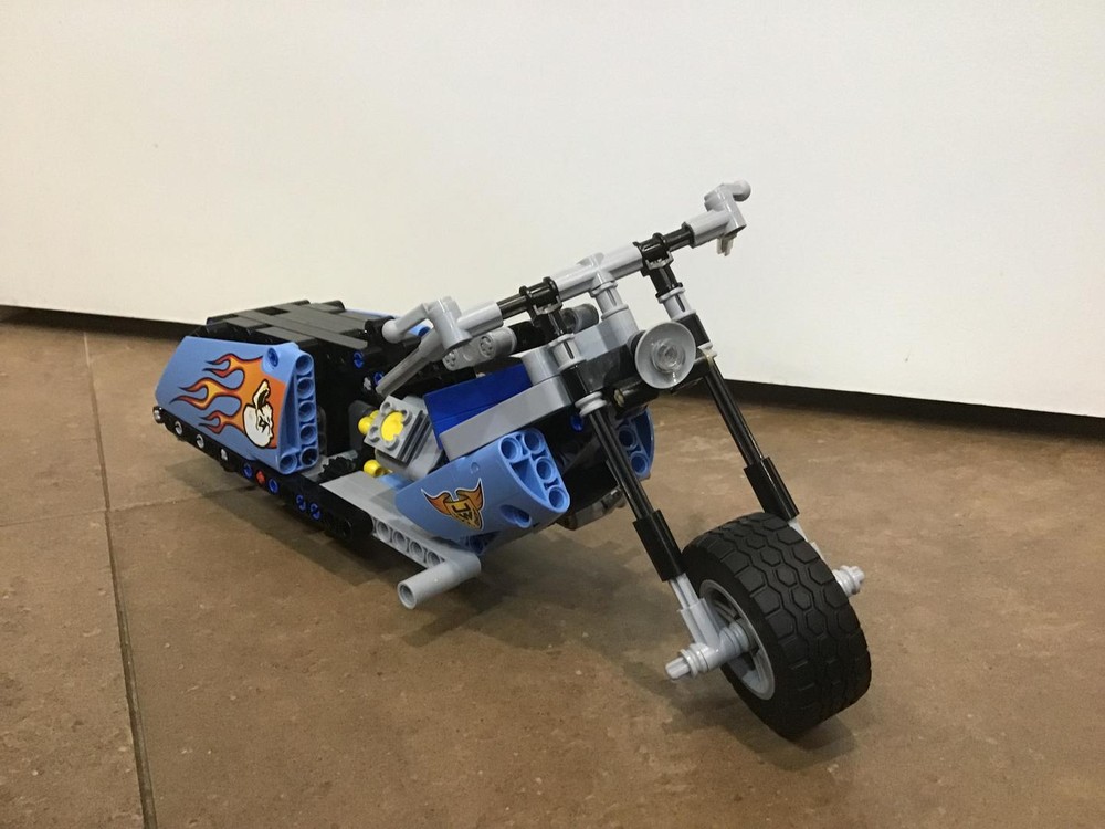 LEGO MOC 42022 Motorcycle with Stand C Model by PewPew | Rebrickable ...