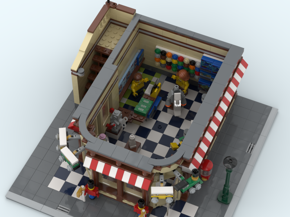 LEGO MOC Town House with Toy Shop *** NEW: Now full Furnished *** by ...