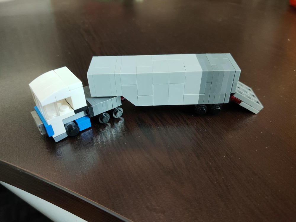 LEGO MOC Tian Tian's Micro Container Truck by frankwg | Rebrickable ...