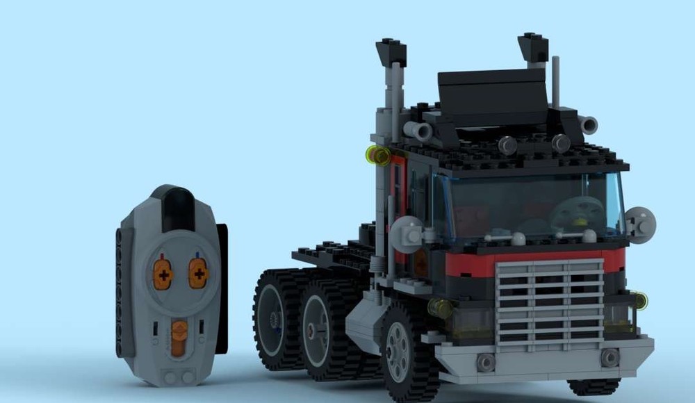 LEGO MOC 5590 Truck with motor by Target86 | Rebrickable - Build with LEGO