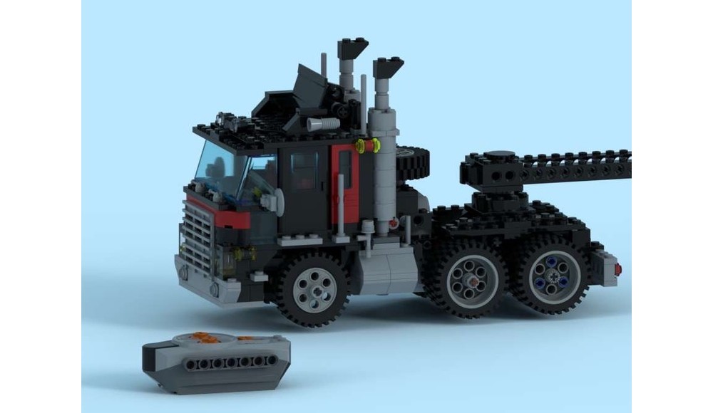 LEGO MOC 5590 Truck with motor by Target86 | Rebrickable - Build with LEGO