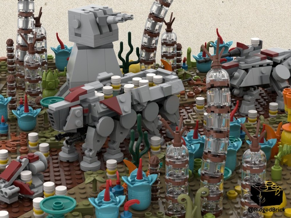 LEGO MOC AT-OT by RidgedBrick | Rebrickable - Build with LEGO