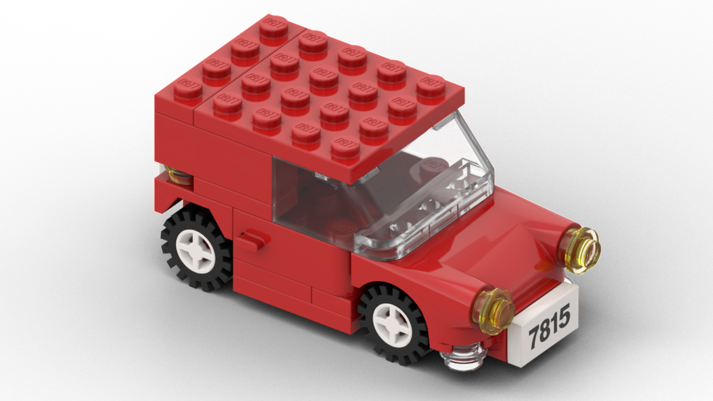 Lego Moc Classic Car By 2in1 Rebrickable Build With Lego