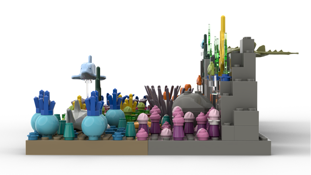 LEGO MOC Coral Reef by KristinaLegoMaker | Rebrickable - Build with LEGO
