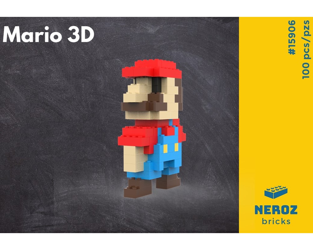 LEGO MOC-43371 Mario 3D (Super Mario 2020) | Rebrickable - Build with LEGO