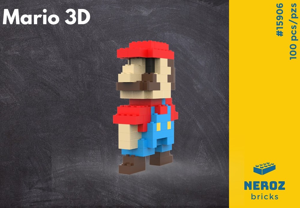 LEGO MOC Mario 3D by neroz | Rebrickable - Build with LEGO
