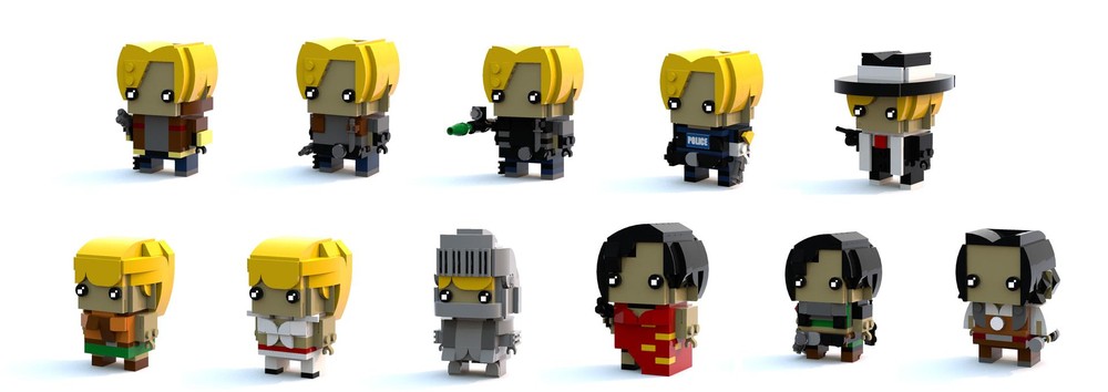 LEGO MOC Biohazard pack 4-01 (Heroes) by Igor X | Rebrickable - Build ...