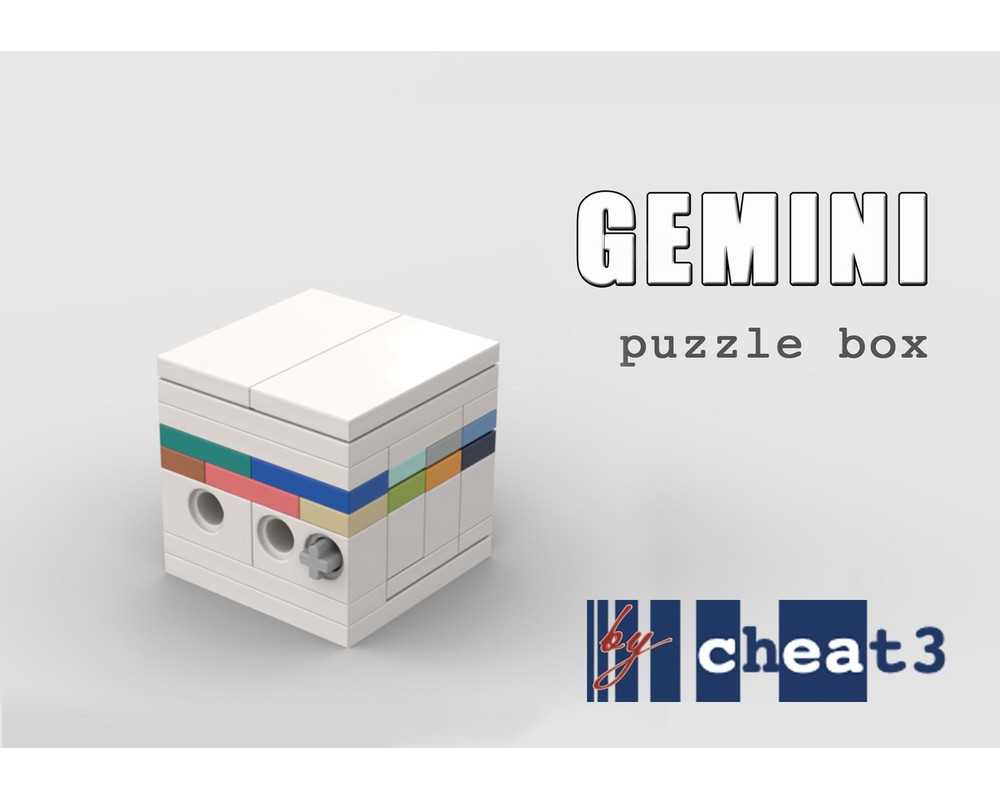 LEGO MOC Gemini (a mini puzzle box) by cheat3 puzzles | Rebrickable ...
