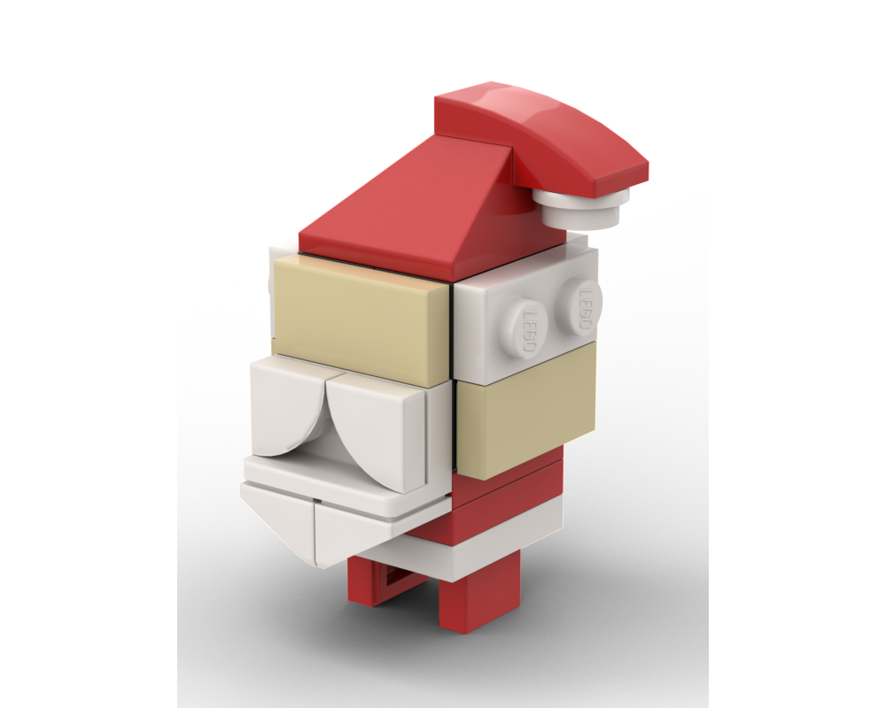 LEGO MOC Mini Brickheadz Father Christmas by Leo1 | Rebrickable - Build ...