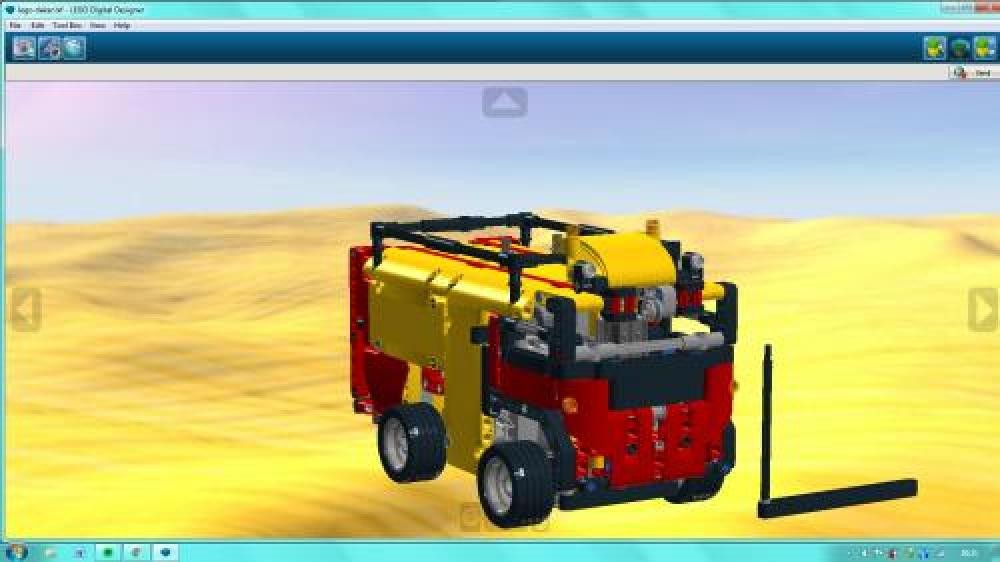 Lego Moc Dakar Truck By Martijn2000 Rebrickable Build With Lego