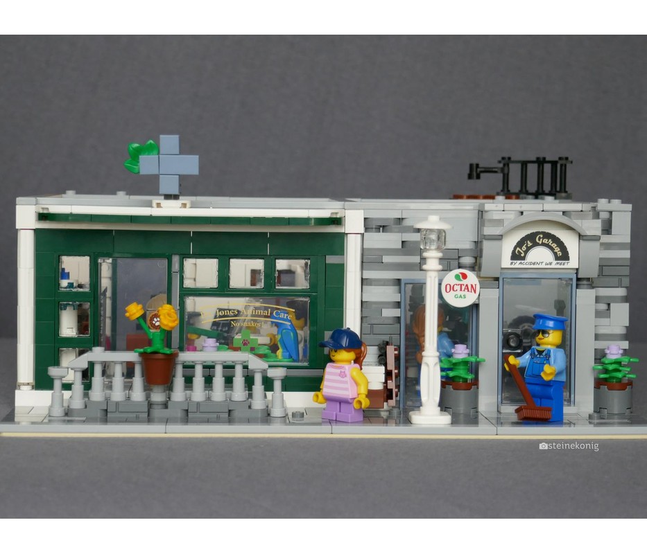 LEGO MOC Pharmacy and Old Repair Shop by steinekonig | Rebrickable ...