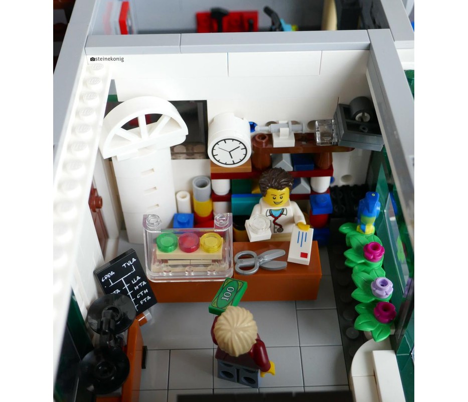 LEGO MOC Pharmacy and Old Repair Shop by steinekonig | Rebrickable ...