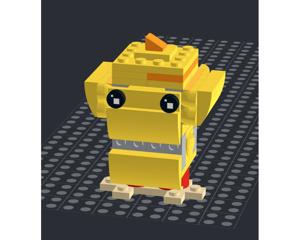 LEGO MOC Robot Chicken by djp | Rebrickable - Build with LEGO