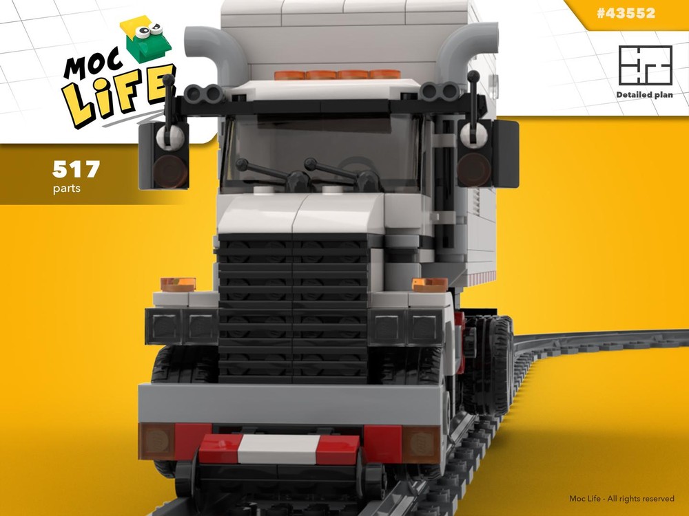 LEGO MOC Railroad radar detecting metal fatigue unit by MocLife ...