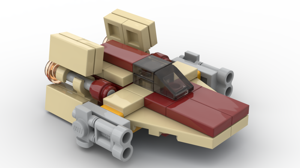Lego Moc A Wing V2 By Dujk Rebrickable Build With Lego