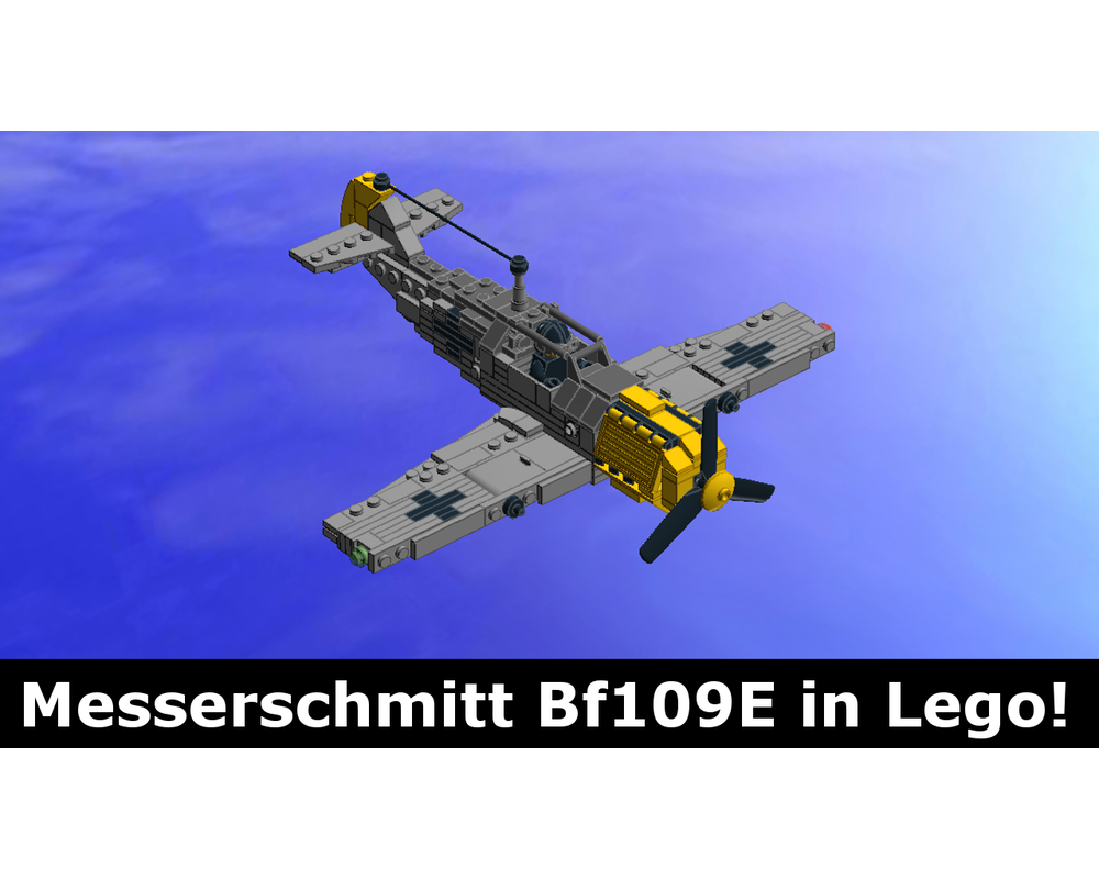LEGO MOC Messerschmitt Bf109E by Brickopath | Rebrickable - Build with LEGO