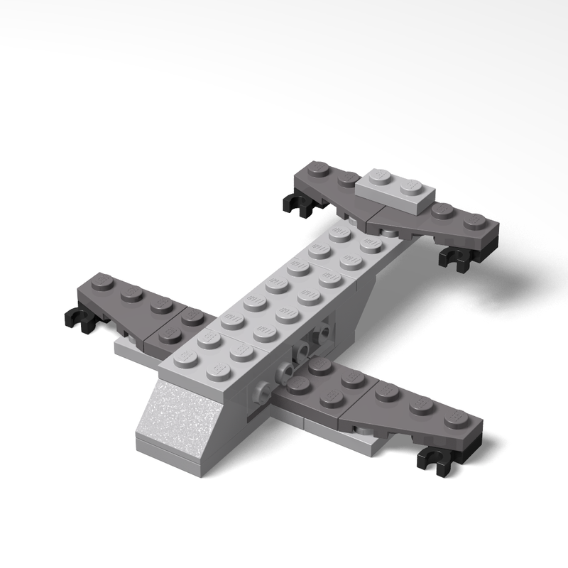 Lego Moc Airplane By Legobuilder98 Rebrickable Build With Lego