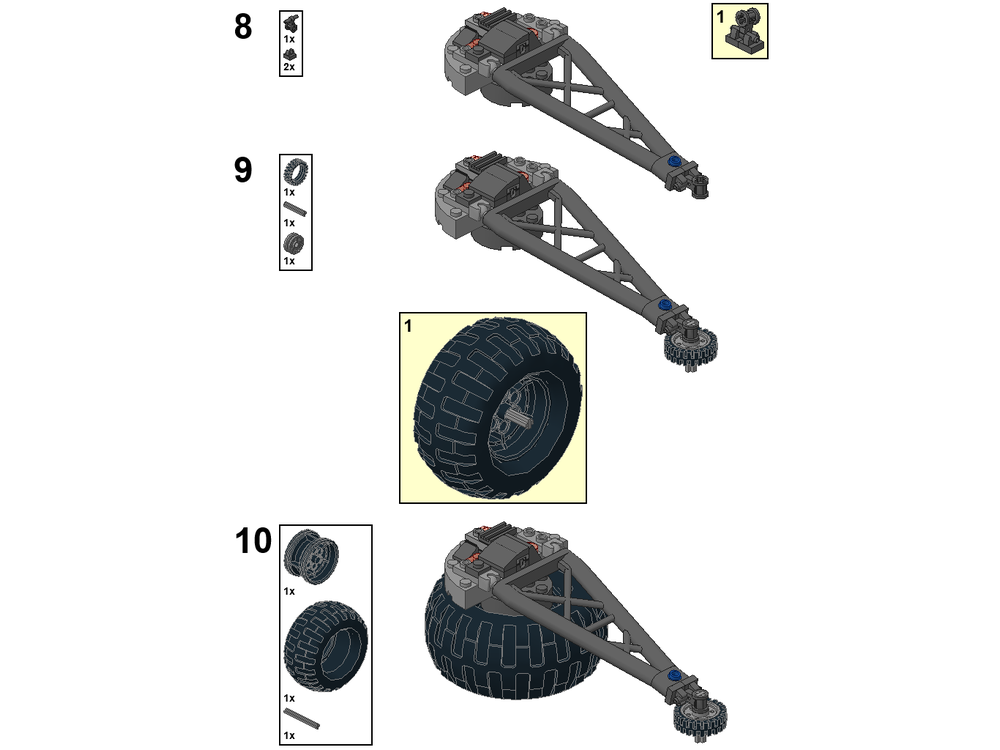 LEGO MOC Struts bike by msx | Rebrickable - Build with LEGO