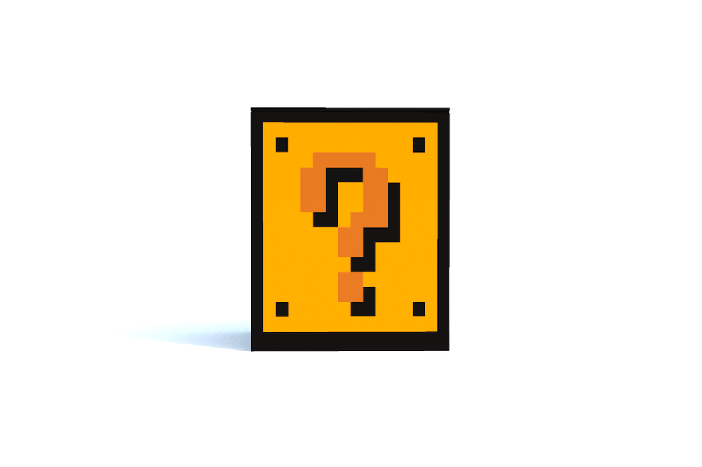 LEGO MOC Super Mario Mystery Box by cralban | Rebrickable - Build with LEGO