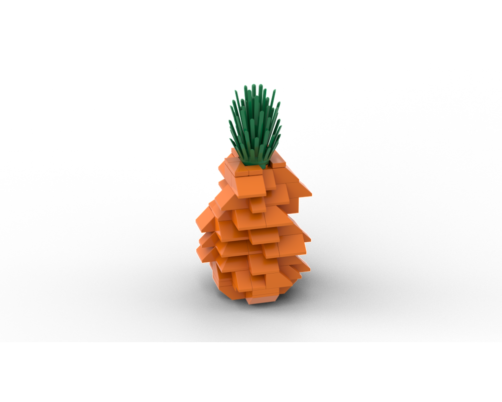 LEGO MOC Brickfruidz 6: Pineapple by 2in1 | Rebrickable - Build with LEGO