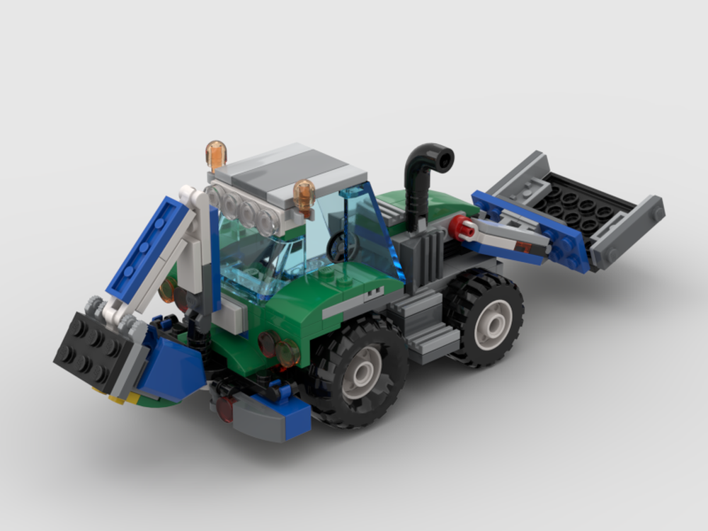 LEGO MOC 60223 - Backhoe Loader by KlintIsztvud | Rebrickable - Build ...