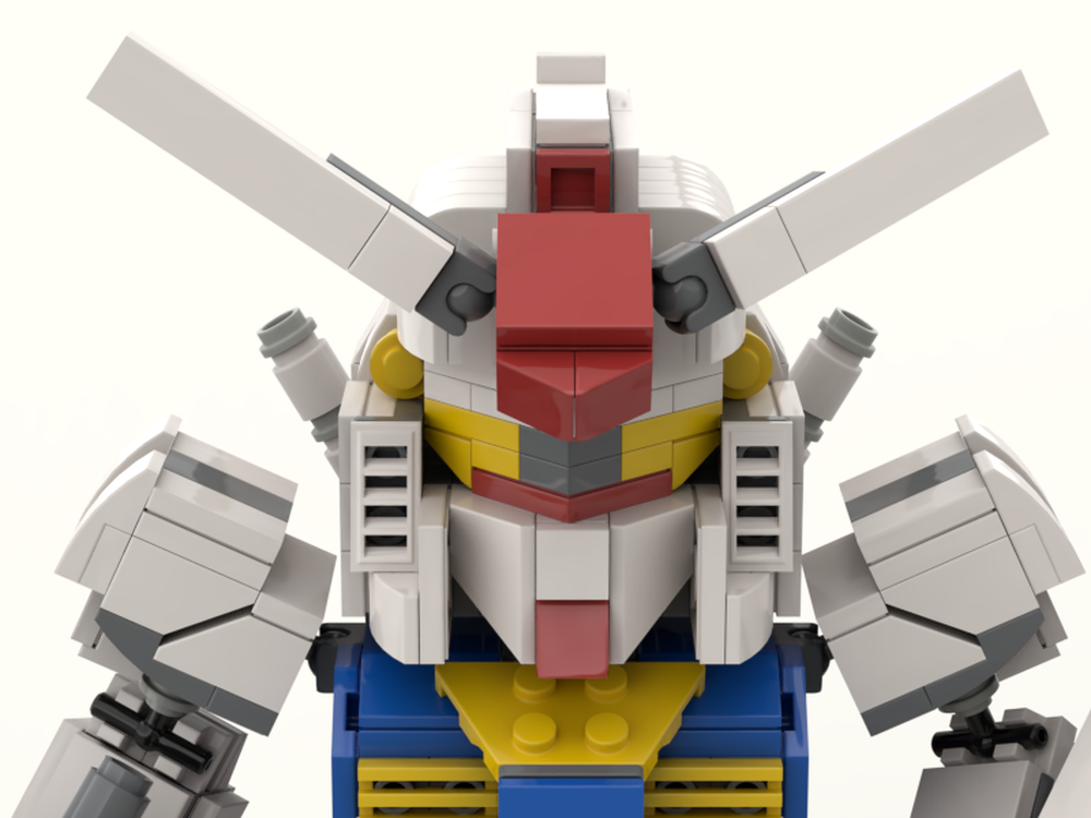LEGO MOC GUNDAM RX78 Mobile Suit by dkjodkjo | Rebrickable - Build with ...