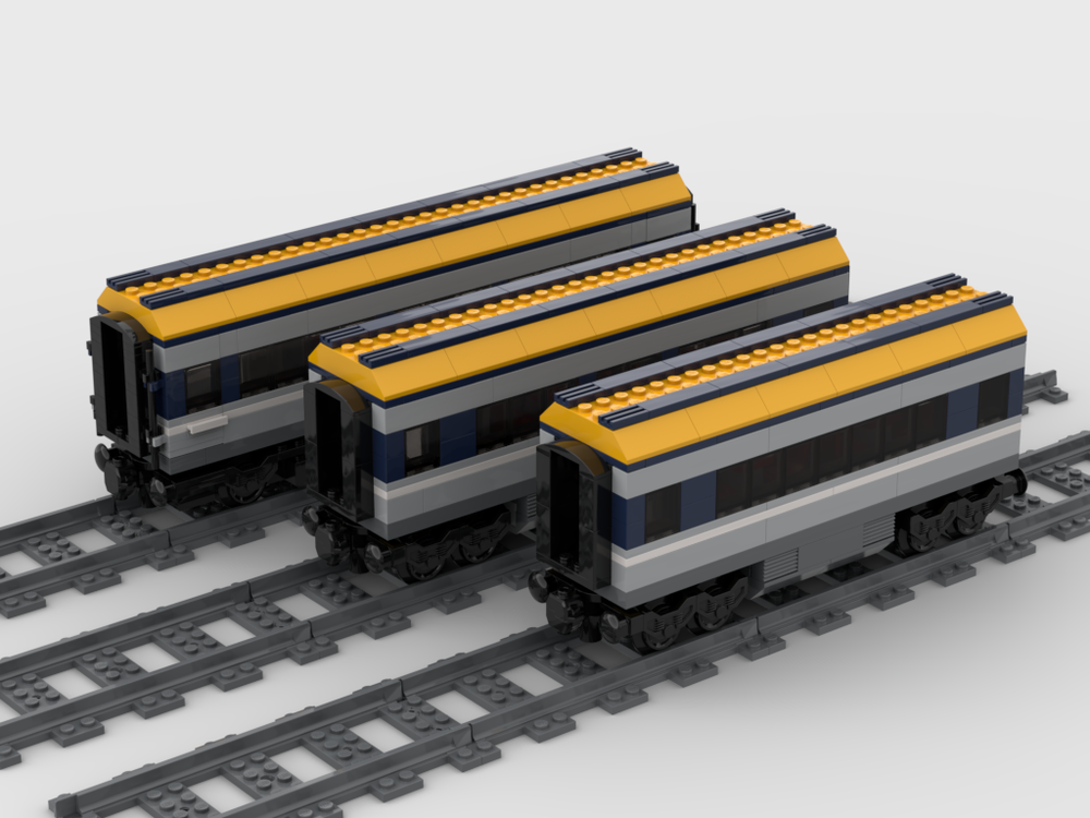LEGO MOC MOD - 60197 Extra Long Passenger Carriage by tango2110 ...