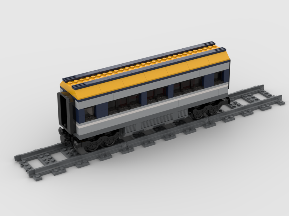 LEGO MOC MOD - 60197 Extra Long Passenger Carriage by tango2110 ...