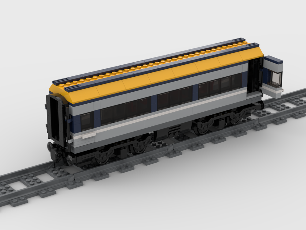 LEGO MOC-43694 MOD - 60197 Extra Long Passenger Carriage by tango2110 ...