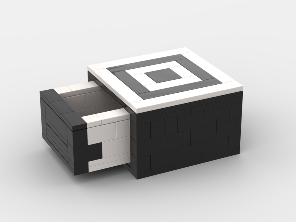 LEGO MOC Box with Hidden Drawer by matthewvb | Rebrickable - Build with ...