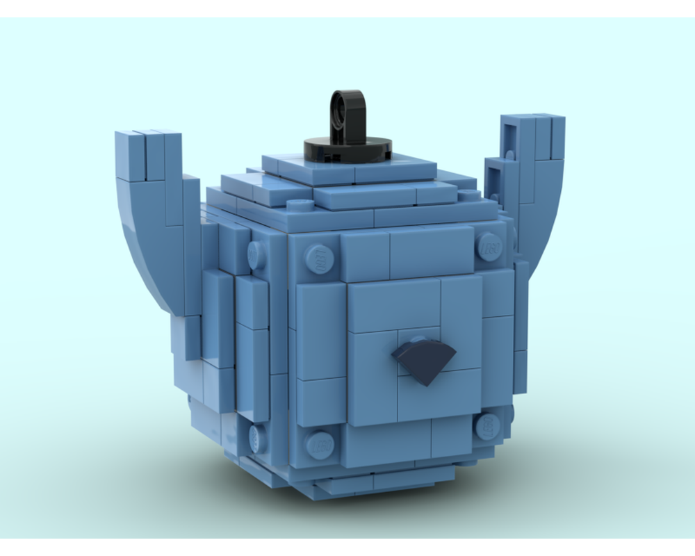 LEGO MOC Stitch Ornament by T Brix | Rebrickable - Build with LEGO