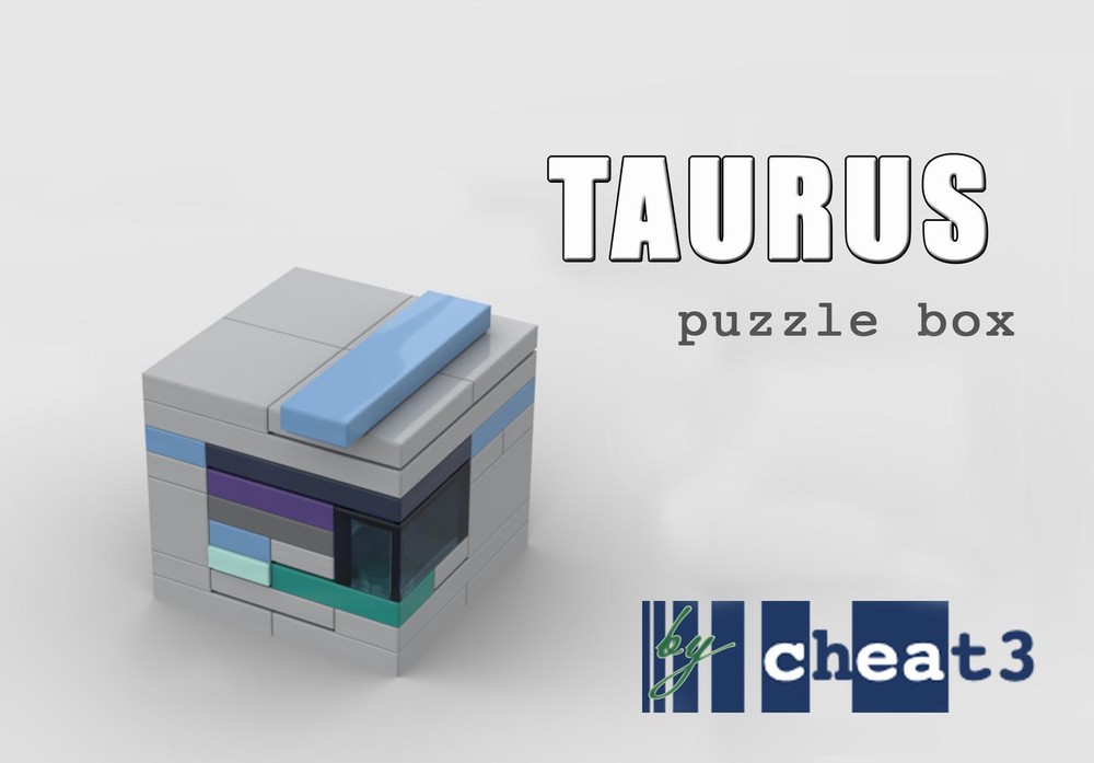 LEGO MOC Taurus (a mini puzzle box) by cheat3 puzzles | Rebrickable ...