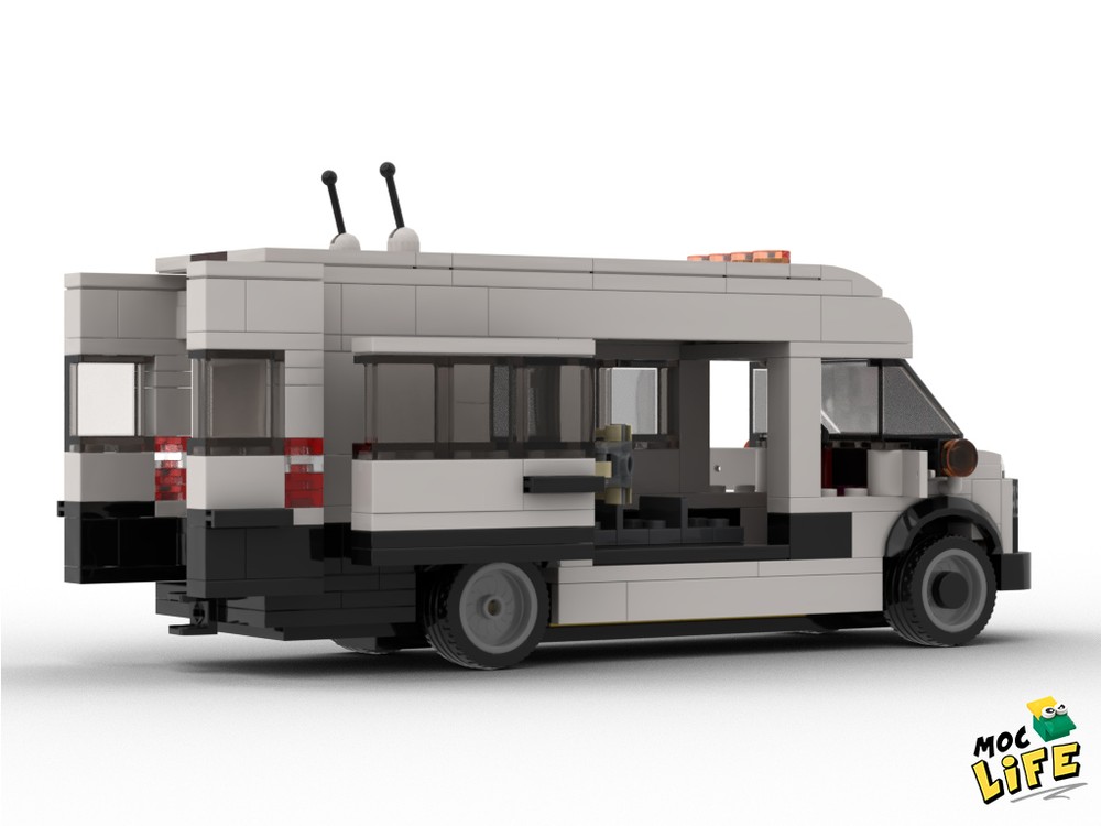 LEGO MOC Ford Transit 350 shuttle bus by MocLife | Rebrickable - Build ...