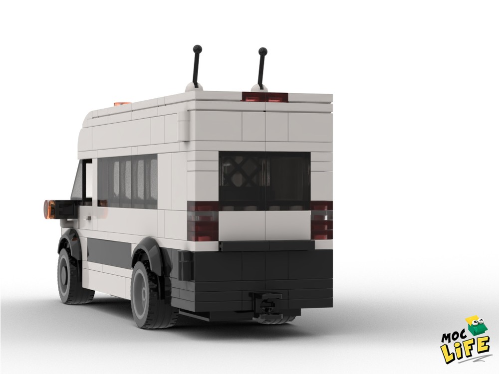 LEGO MOC Ford Transit 350 shuttle bus by MocLife | Rebrickable - Build ...