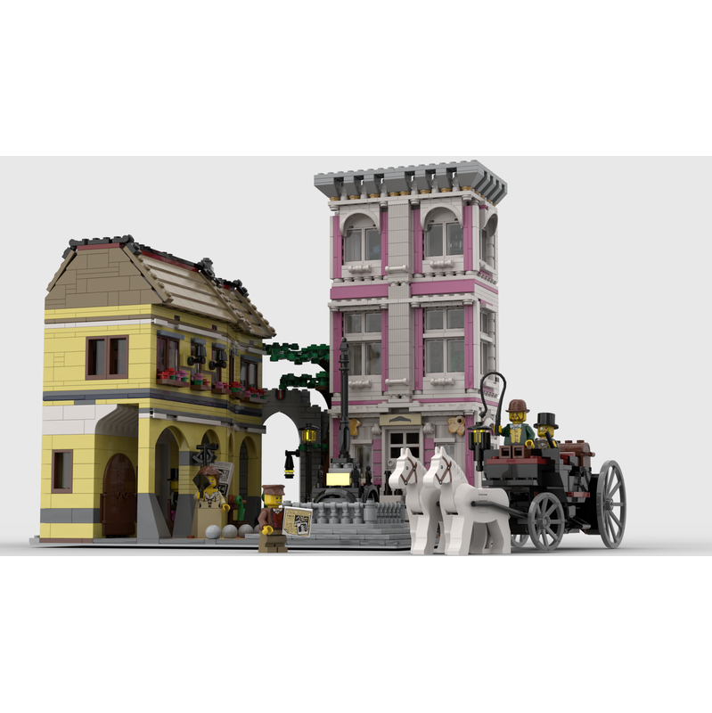 LEGO MOC Little Vienna Modular by hermez | Rebrickable - Build with LEGO