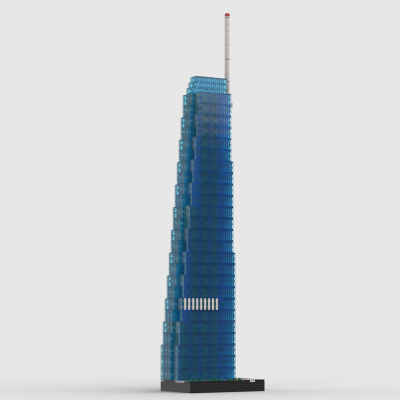 Lego Moc Wilshire Grand Center At 1650th Scale By Funnytacobunny