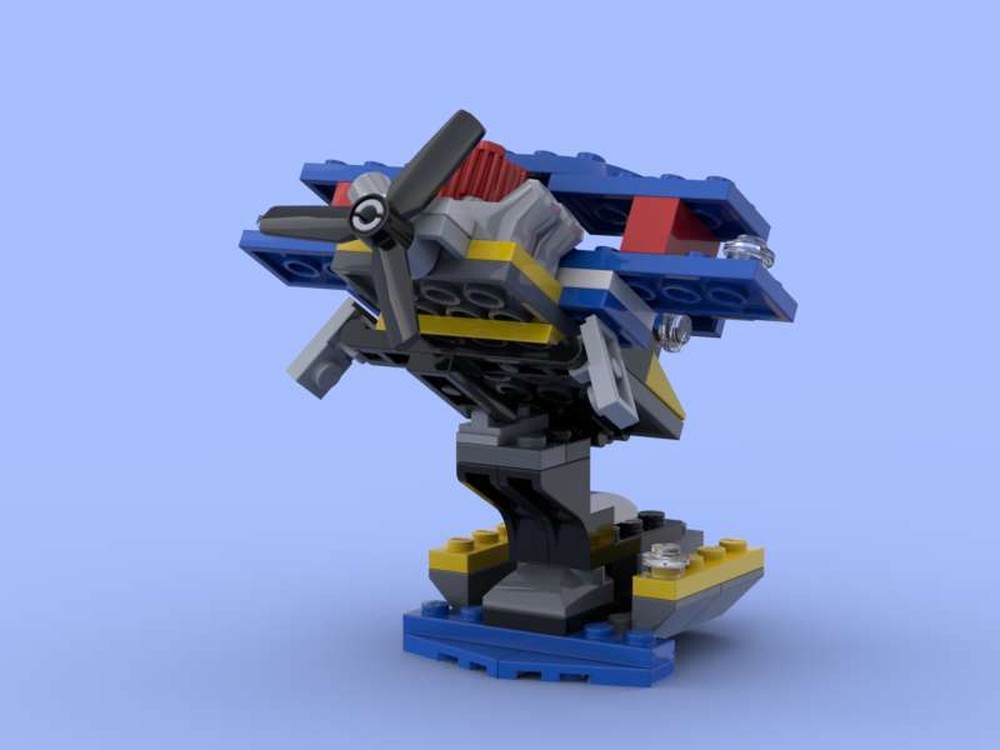 Lego Moc 31087 Biplane By Fysztof Rebrickable Build With Lego