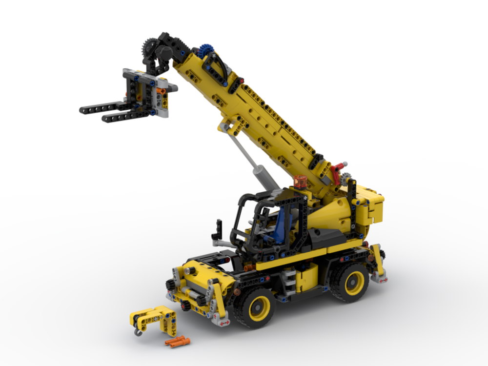 LEGO MOC JCB Roto Telehandler by technicprojects | Rebrickable - Build ...