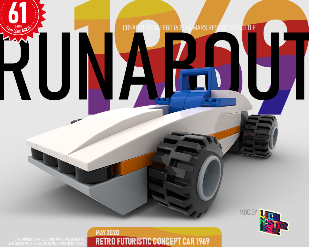 Lego Moc Runabout 1969 By Legomasteruser Rebrickable Build With Lego