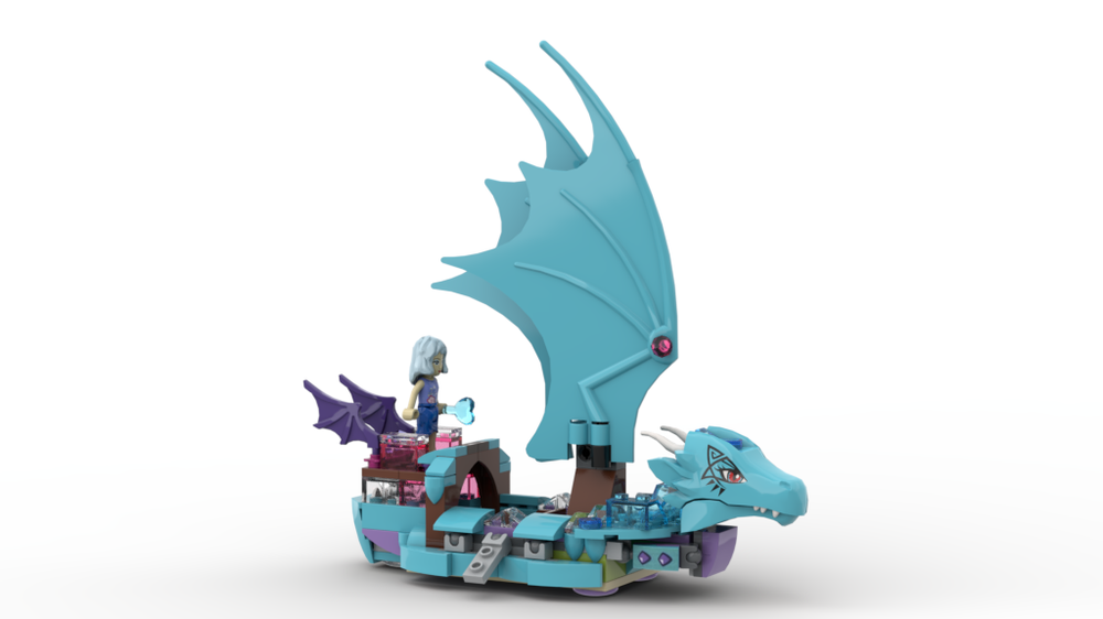 LEGO MOC 41172 Elven Ship - Water Dragon by Lenarex | Rebrickable ...