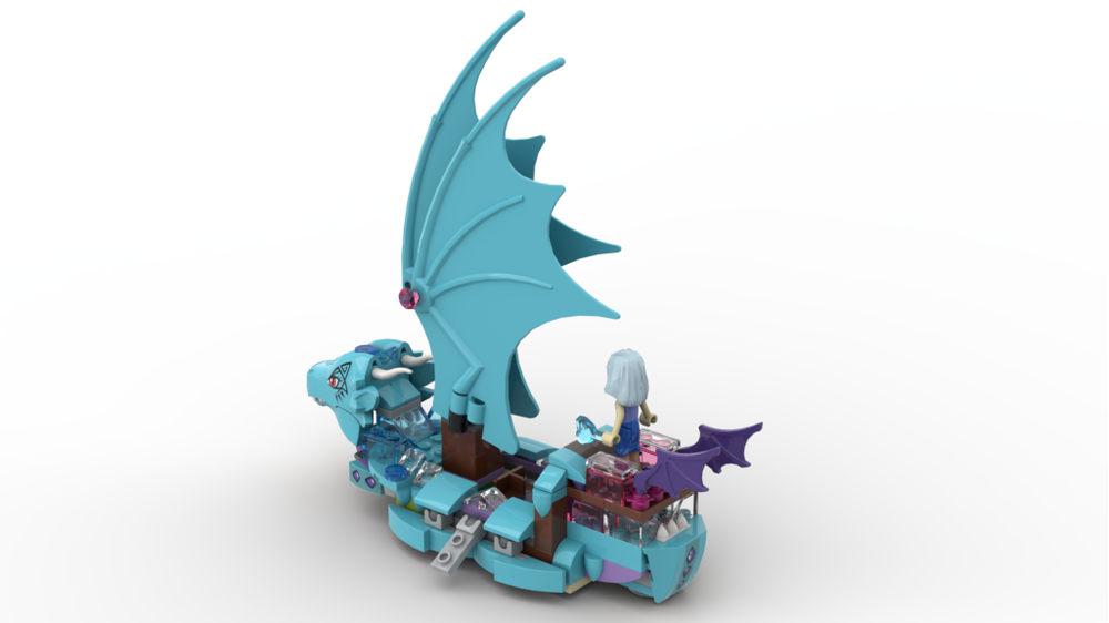 LEGO MOC 41172 Elven Ship - Water Dragon by Lenarex | Rebrickable ...