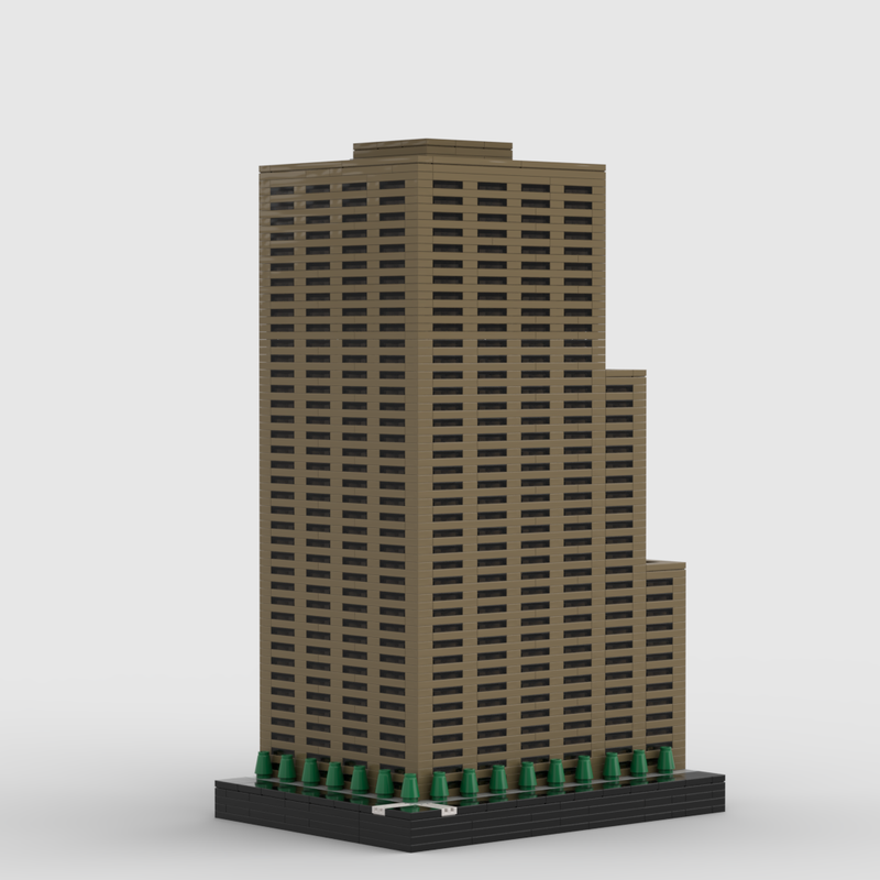 LEGO MOC Simmons Tower at 1/650th Scale by FunnyTacoBunny | Rebrickable ...