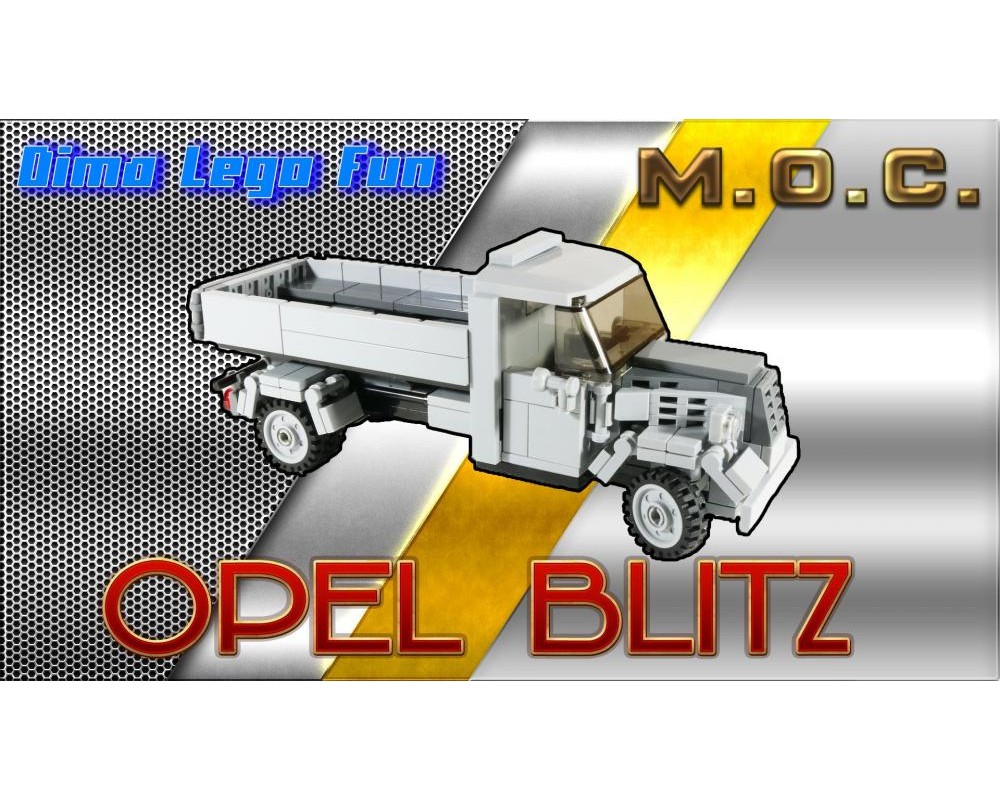 LEGO MOC Opel Blitz by Zagdima | Rebrickable - Build with LEGO